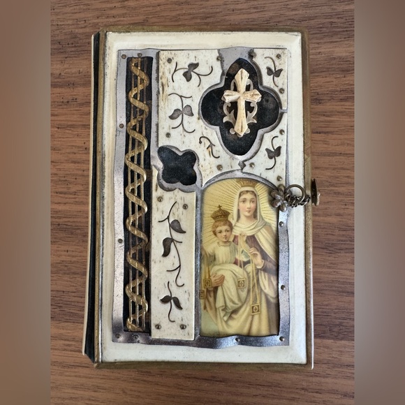 Vintage | Other | Rare 899 Czech Prayer Book With Bonus Prayer Card ...
